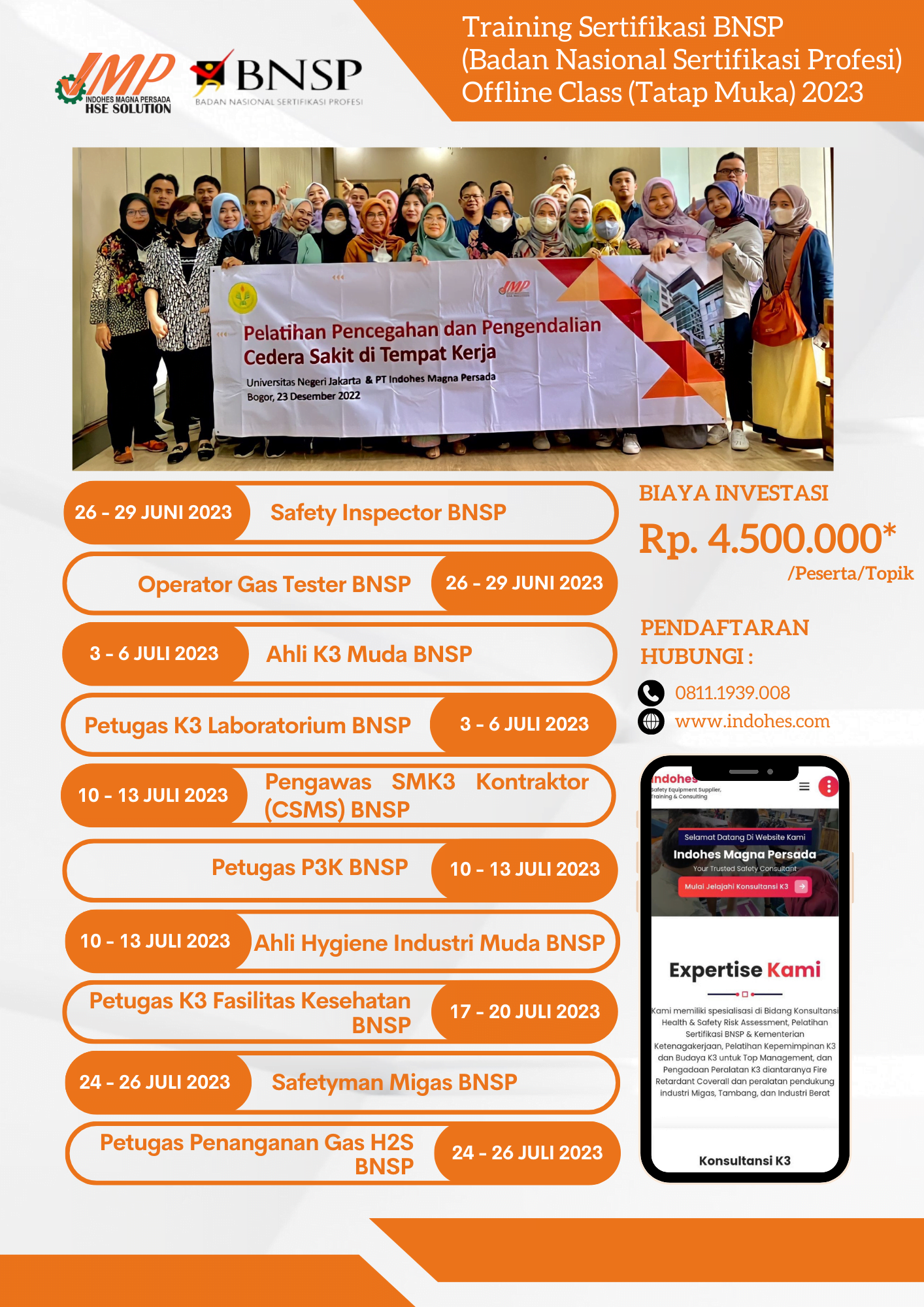 Petugas P3K Sertifikasi BNSP